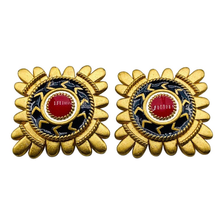 Vintage-Ohrclips, 1980er-Jahre im Angebot bei 1stDibs