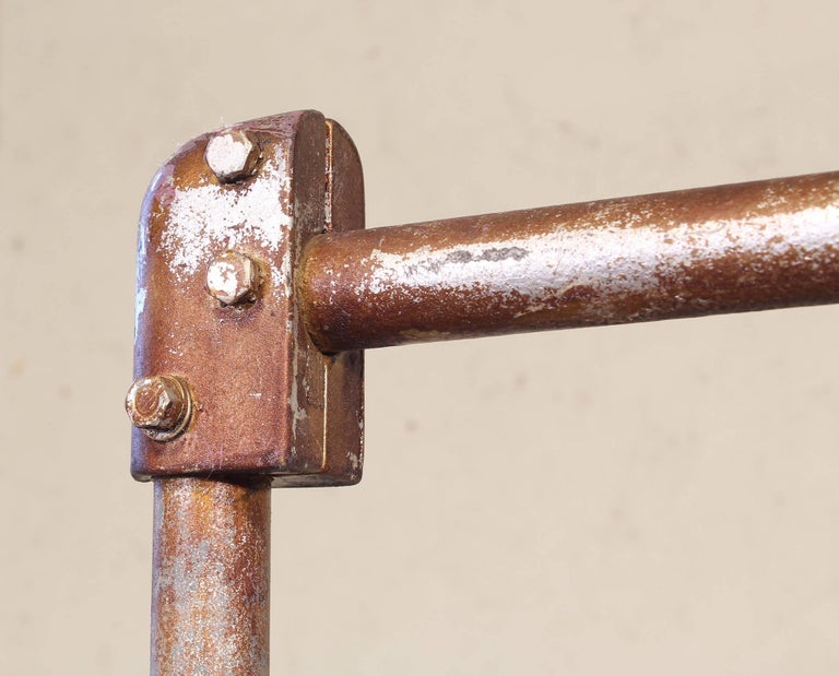 Vintage Clothing Stand, Distressed Garment Coat Rack Art Deco at 1stDibs