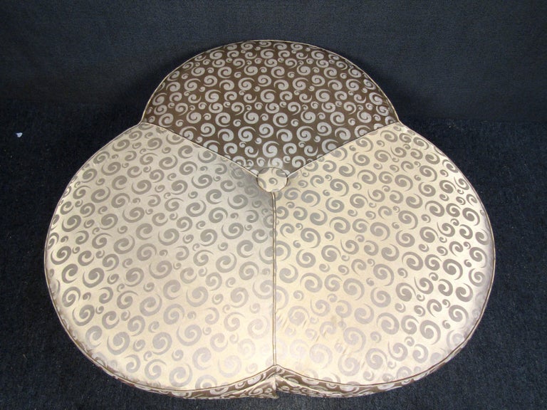 Vintage Clover Shaped Ottoman For Sale at 1stDibs