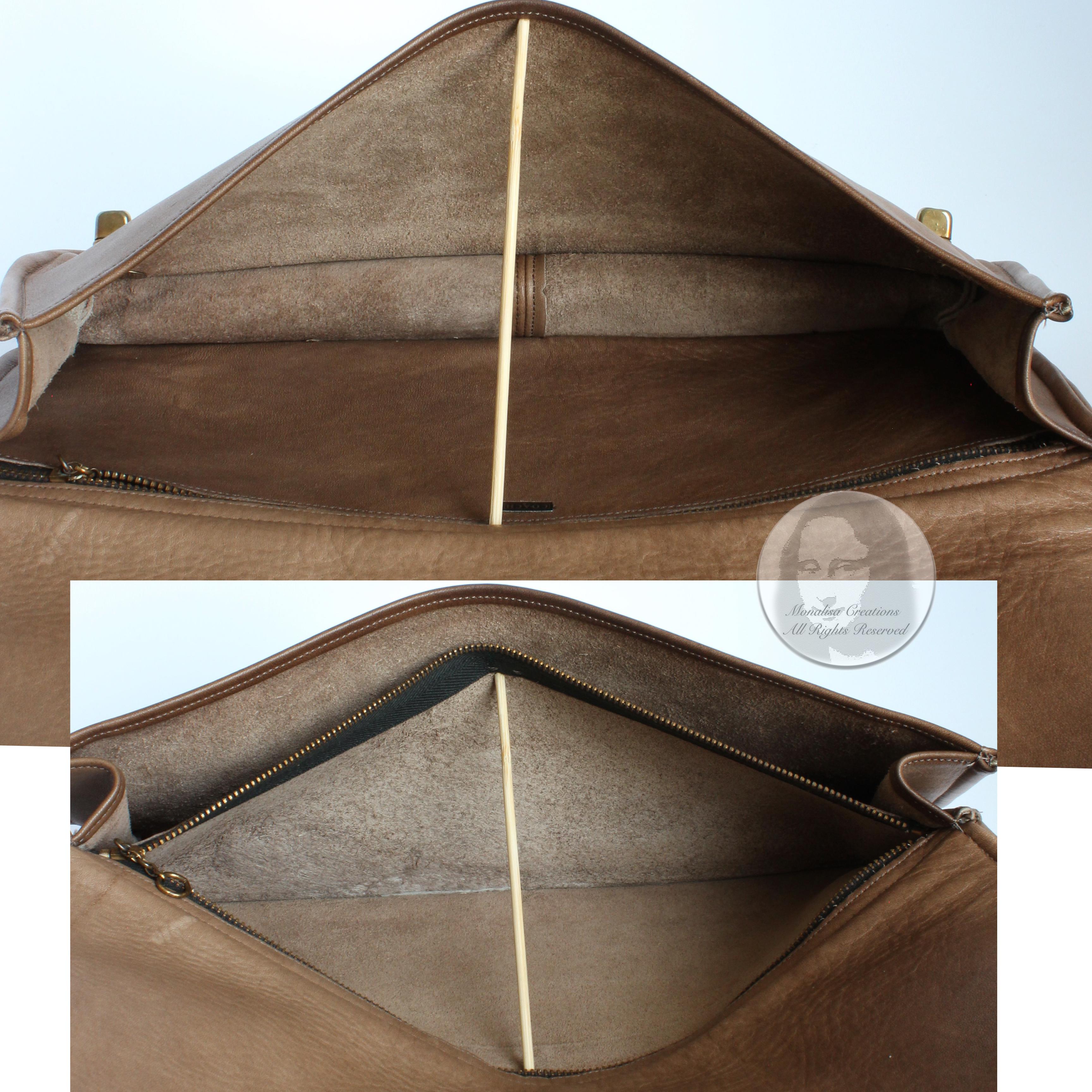 Vintage Coach Bag Long Clutch Metal Tag NYC Cashin Era Pre creed ...