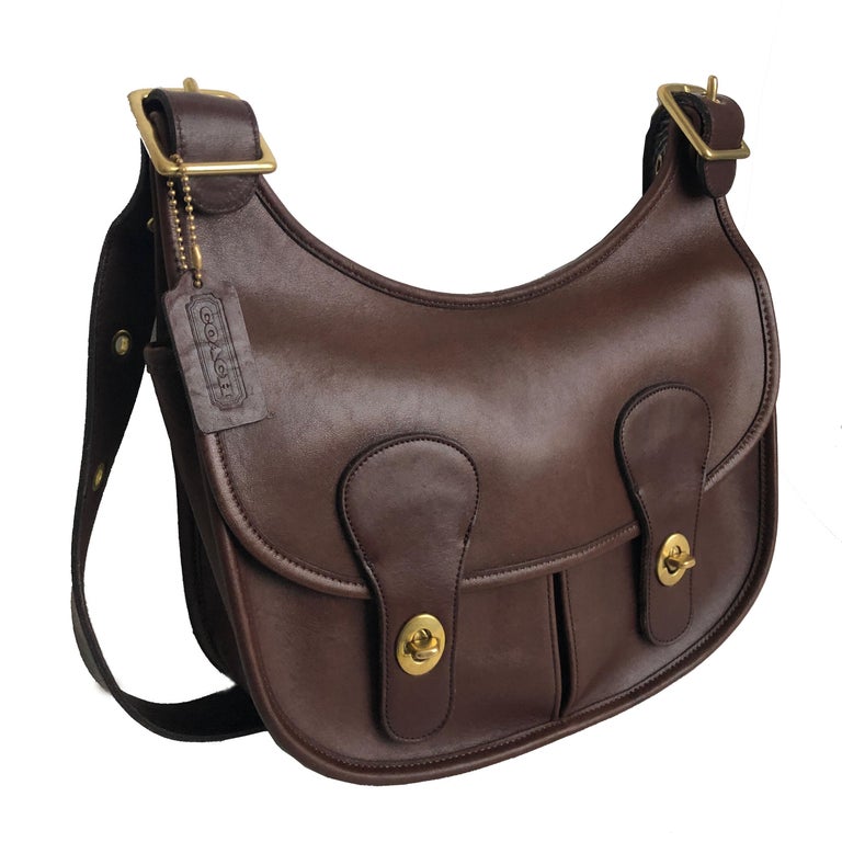 Vintage Coach Bag Pony Express Bonnie Cashin Era Mahogany Leather Rare ...