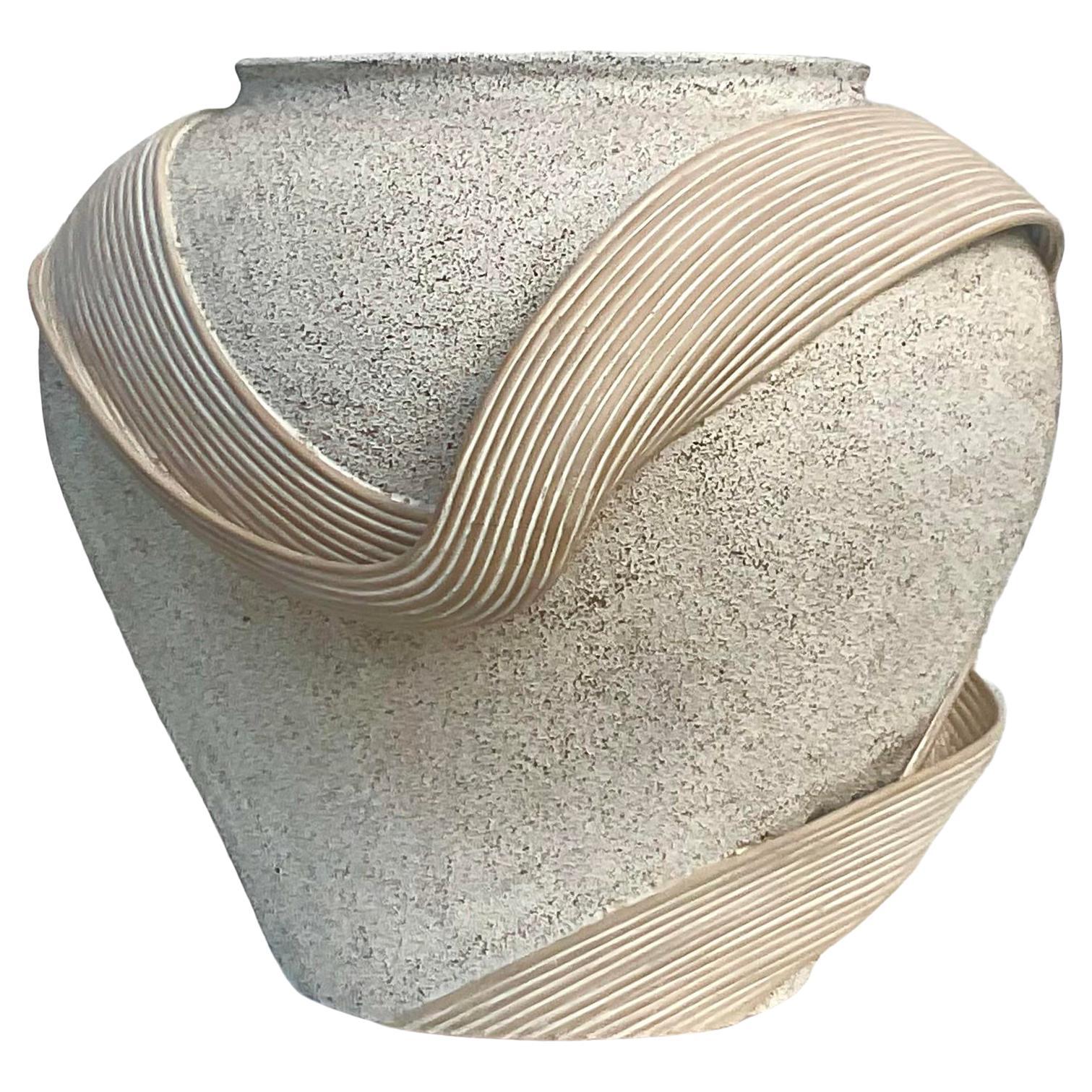 Large Pencil Reed Vase at 1stDibs