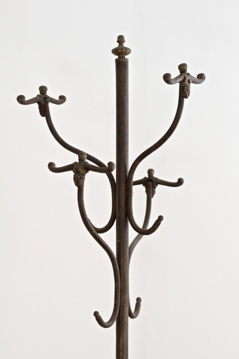 Vintage Coat Hanger, Cast Iron, Early 20th Century at 1stDibs