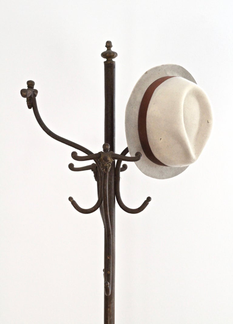 Vintage Coat Hanger, Cast Iron, Early 20th Century at 1stDibs