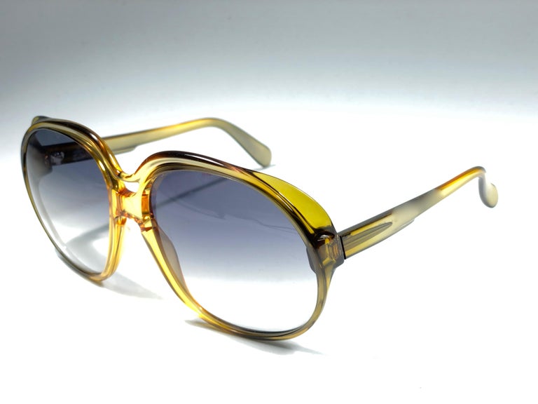 Vintage Cobra Optyl Ombre 3031 Oversized Optyl Sunglasses at 1stDibs
