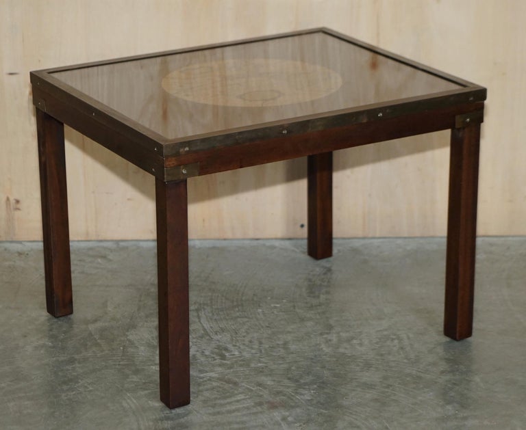 Vintage Coffee and Side Table Nest of Tables Military Campaign with ...