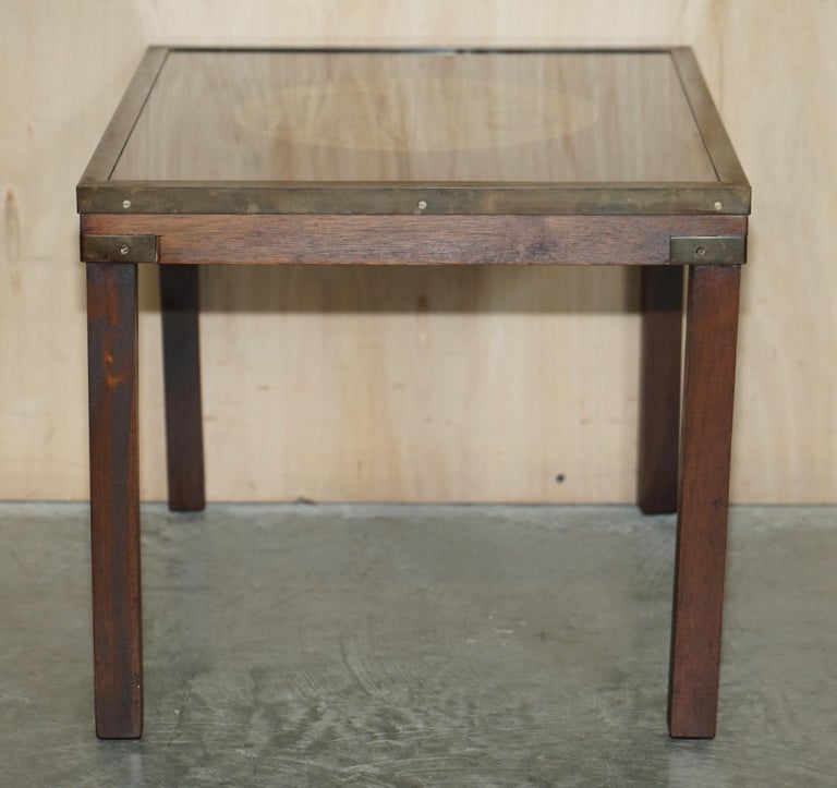 Vintage Coffee and Side Table Nest of Tables Military Campaign with ...