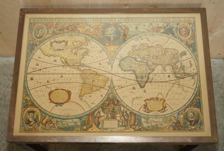 Vintage Coffee and Side Table Nest of Tables Military Campaign with ...