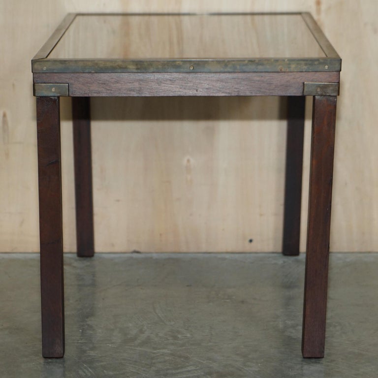 Vintage Coffee and Side Table Nest of Tables Military Campaign with ...