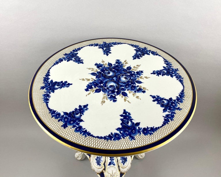 Vintage Coffee Table Porcelain Table Marked Pmp 1817 Handpainted, GDR ...
