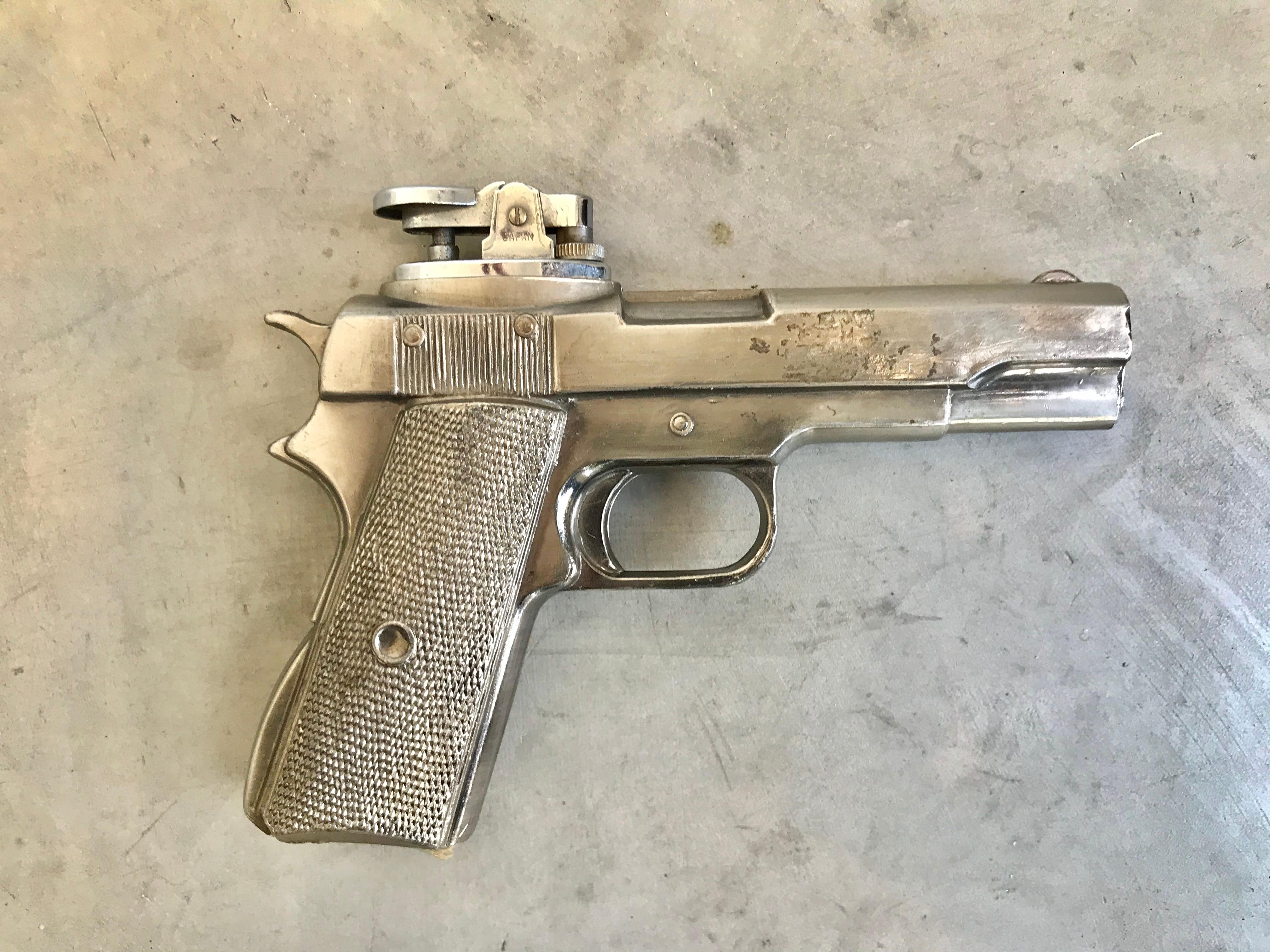 Vintage Colt Government Handgun Lighter at 1stDibs