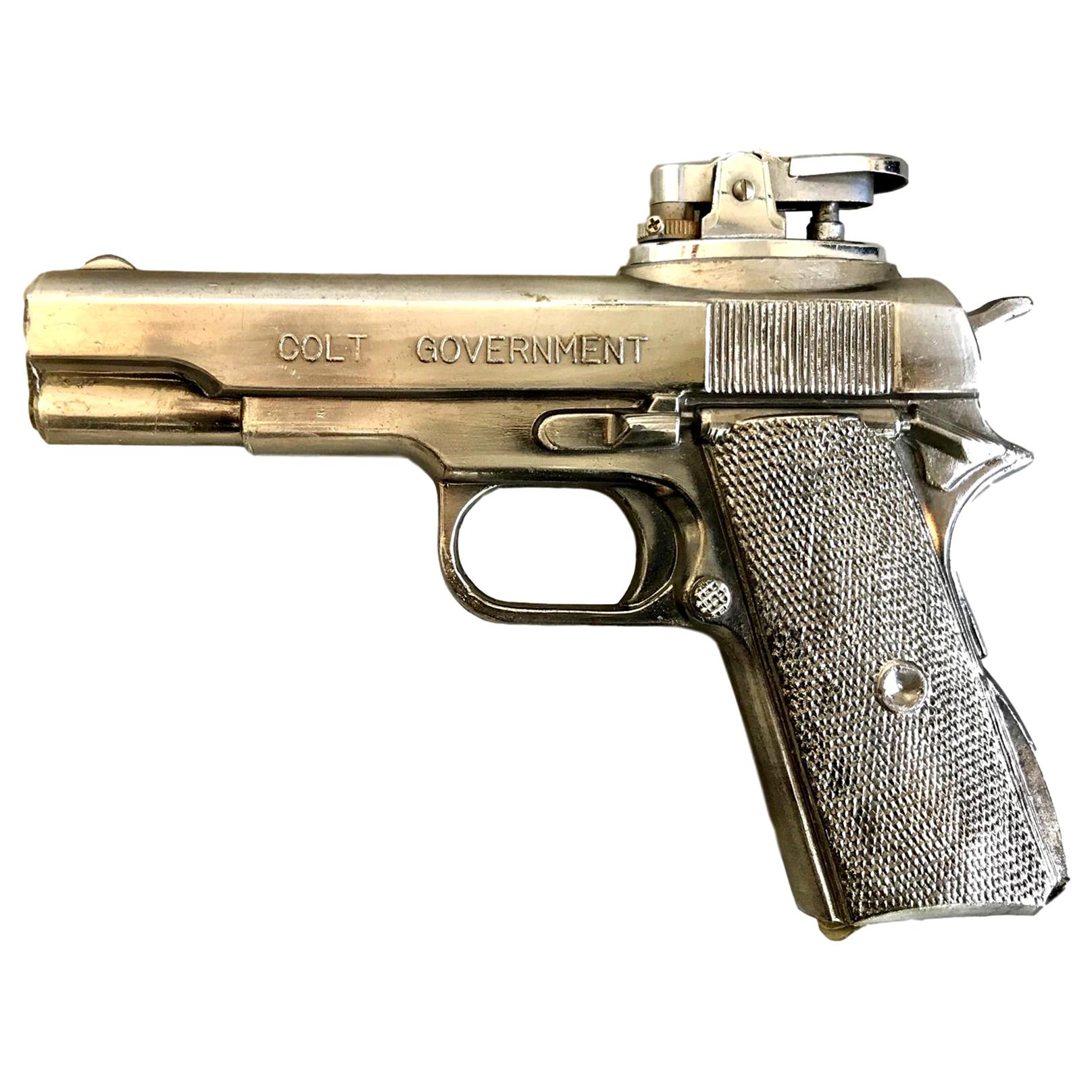 Vintage Colt Government Handgun Lighter at 1stDibs