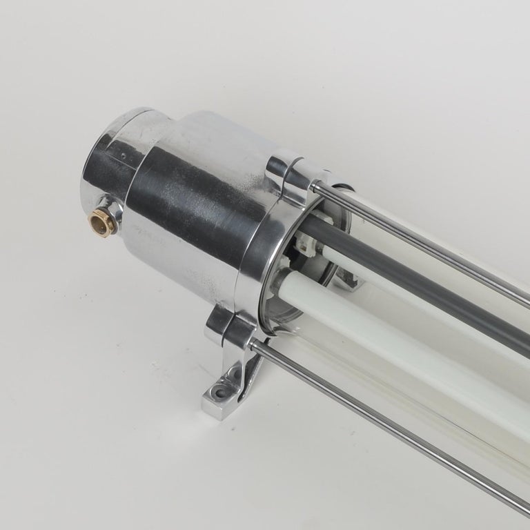 Vintage Communist Tube Light - Polished For Sale at 1stDibs