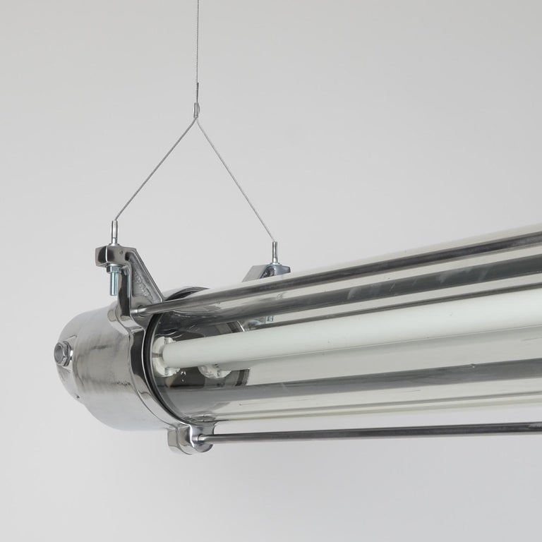 Vintage Communist Tube Light - Polished For Sale at 1stDibs