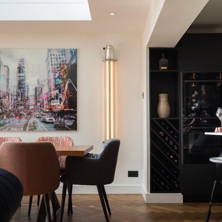 Vintage Communist Tube Light - Polished For Sale at 1stDibs