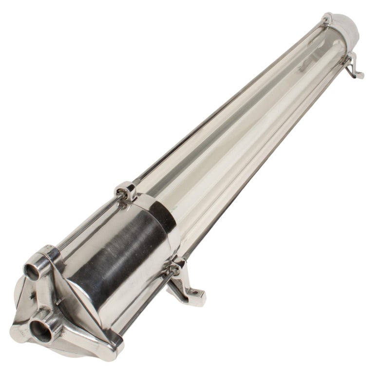 Vintage Communist Tube Light - Polished For Sale at 1stDibs