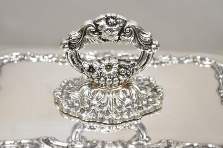 Vintage Community Ascot Silver Plated Victorian Style Lidded Serving ...