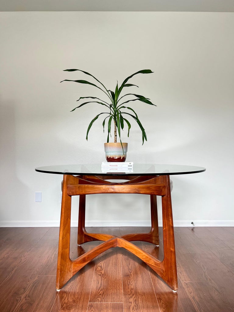 Vintage Compass Dining Table Model No. 2458 - T48 Designed by Adrian ...