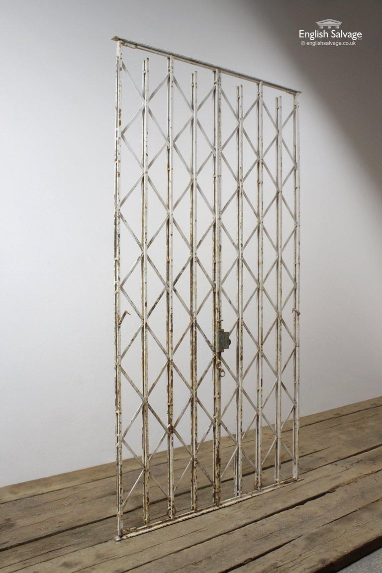 Vintage Concertina Security Double Door, 20th Century For Sale at 1stDibs