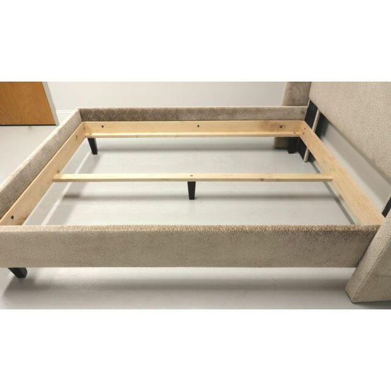 Contemporary Custom Built Queen Size Upholstered Bed at 1stDibs ...