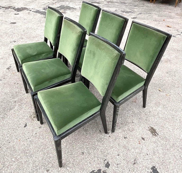 Vintage Contemporary David Iatesta Ash Wood “Avenue” Dining Chairs, Set ...
