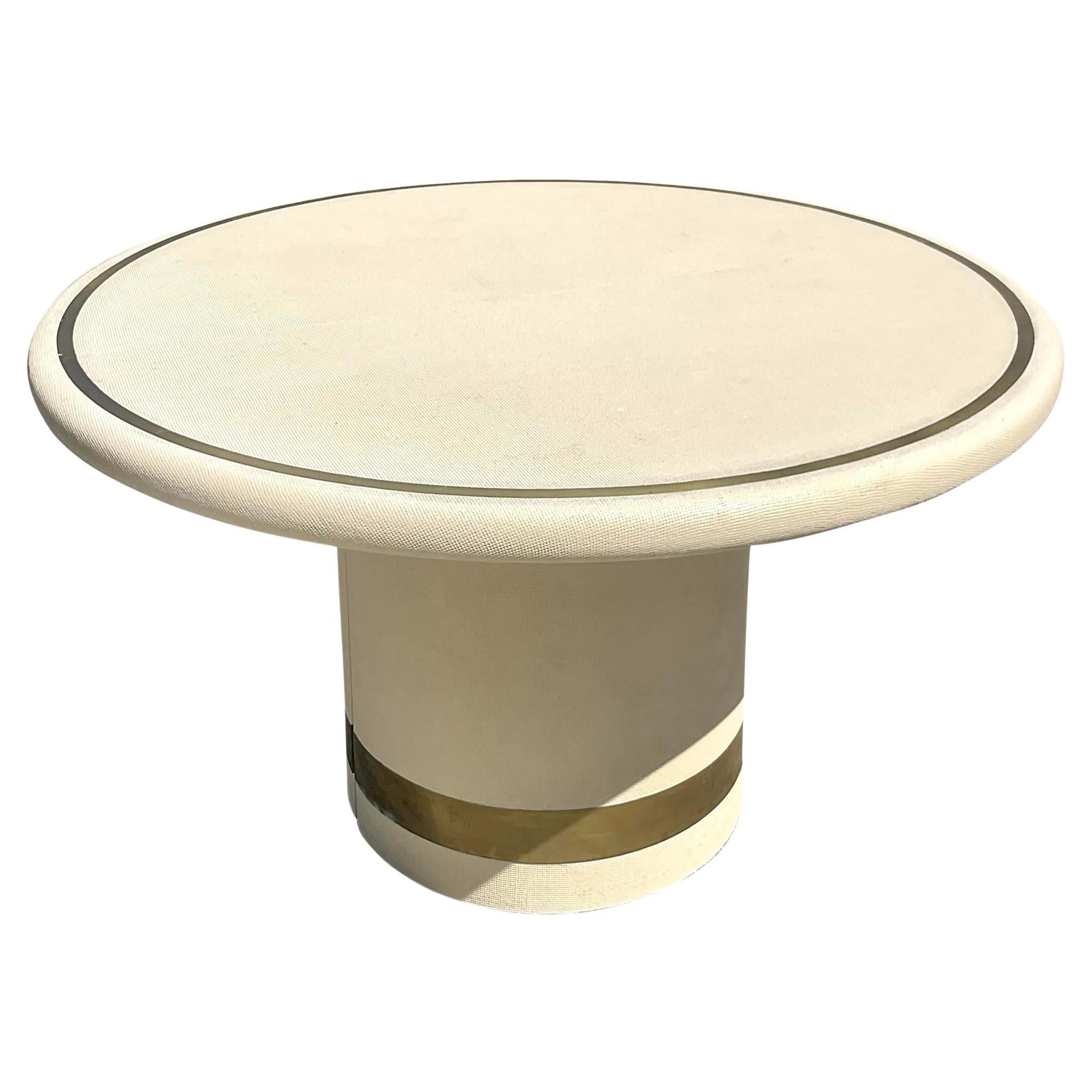 Vintage Contemporary Keith Fritz “Divine” Faceted Dining Table For Sale ...