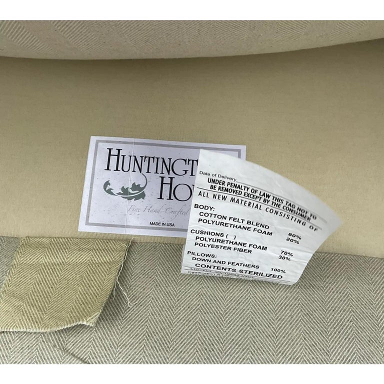 Vintage Contemporary Huntington House Wingback Chair For Sale at 1stDibs