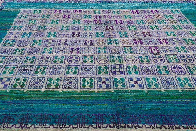 Vintage Contemporary Michaelian and Kohlberg Tibetan Rug For Sale at ...