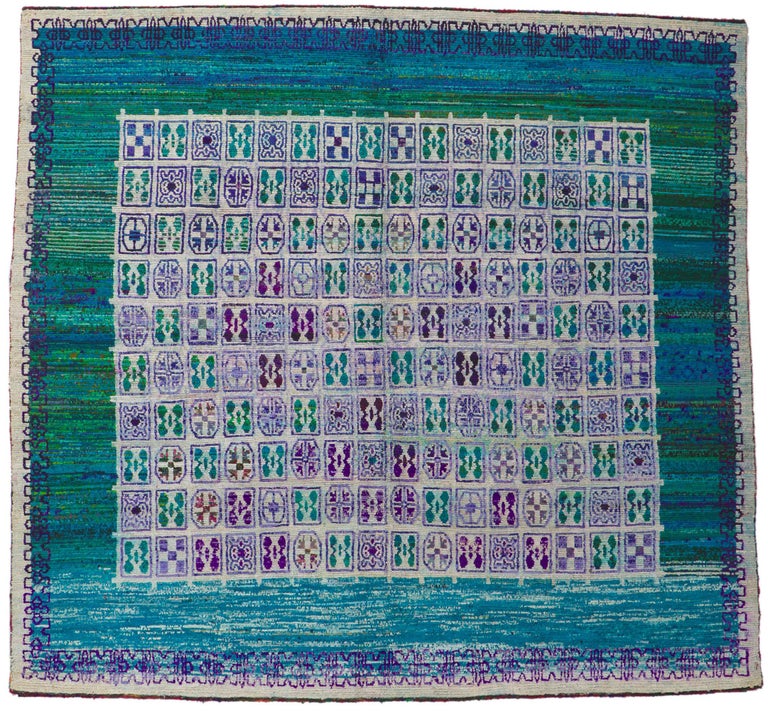 Vintage Contemporary Michaelian and Kohlberg Tibetan Rug For Sale at ...