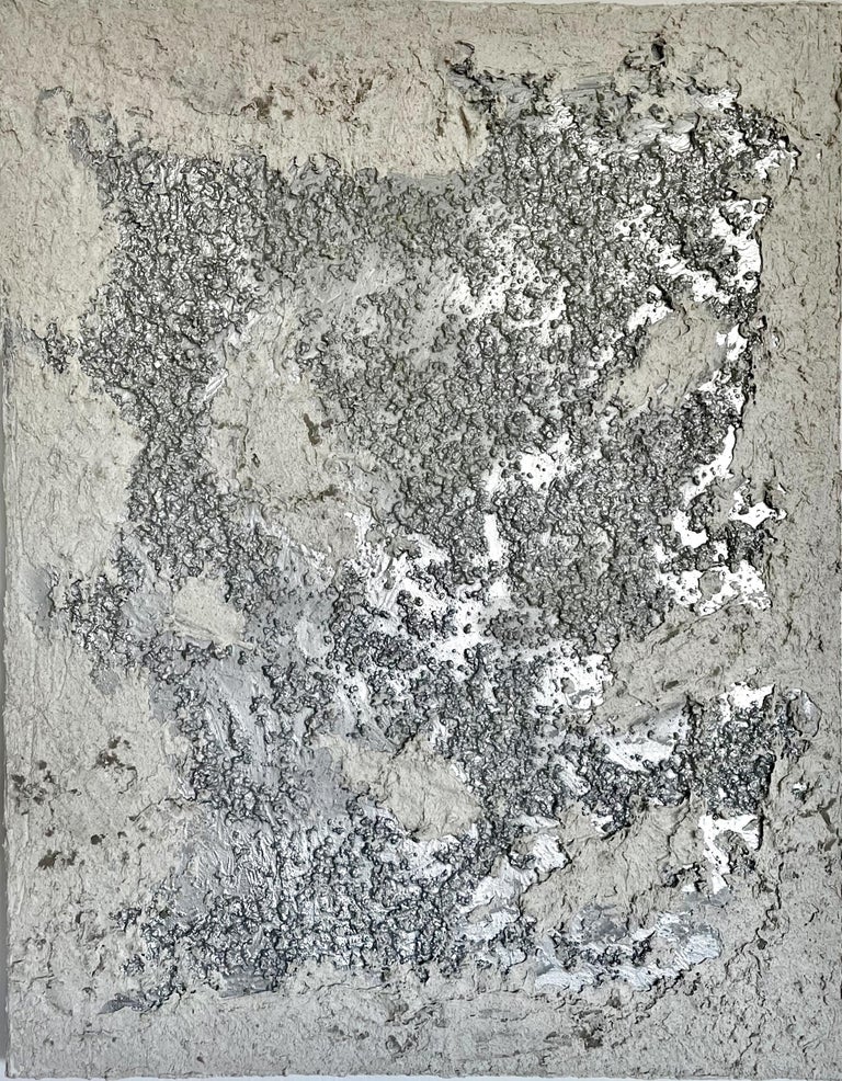 Zeitgenössisches signiertes abstraktes Original-Ölgemälde in ...