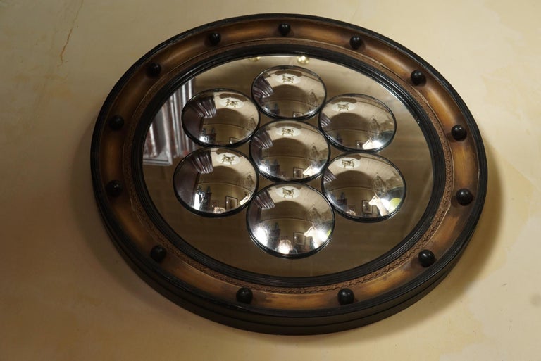 Vintage Convex Mirror For Sale at 1stDibs | decorative full length mirror