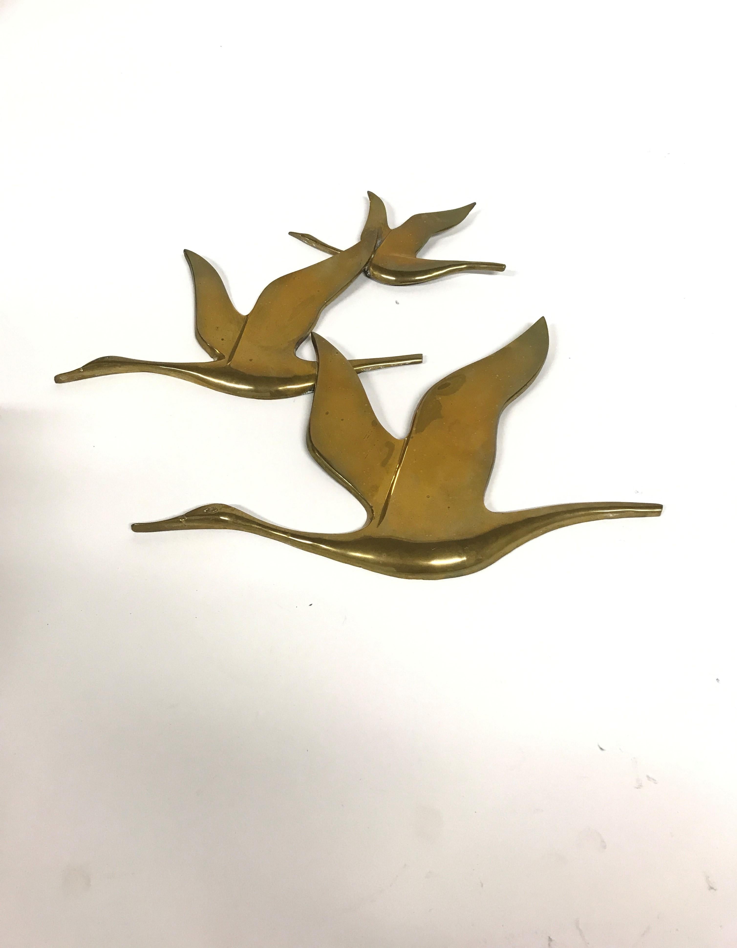 Vintage Copper Bird Sculpture, 1970s at 1stDibs
