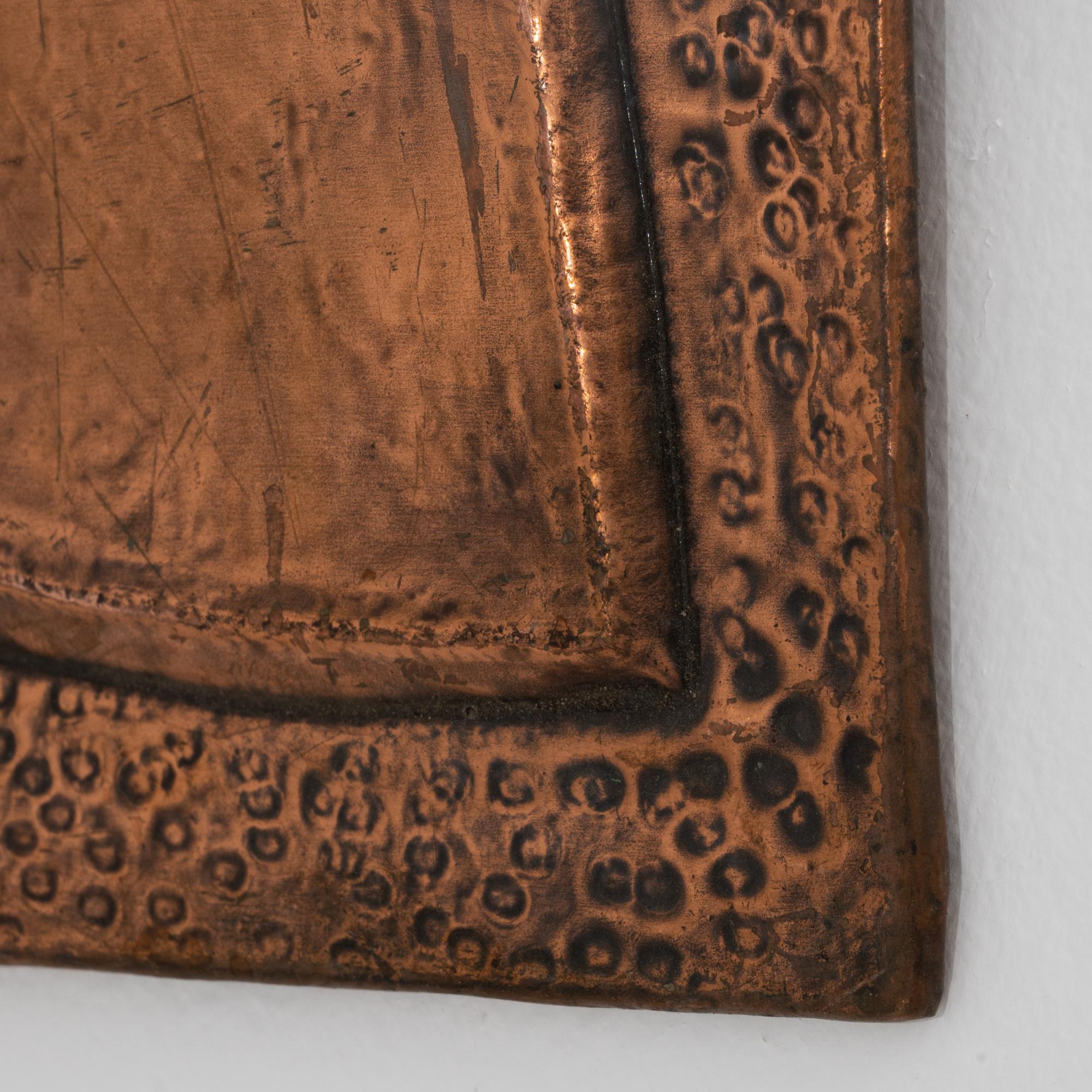 Vintage Copper Wall Decoration For Sale at 1stDibs