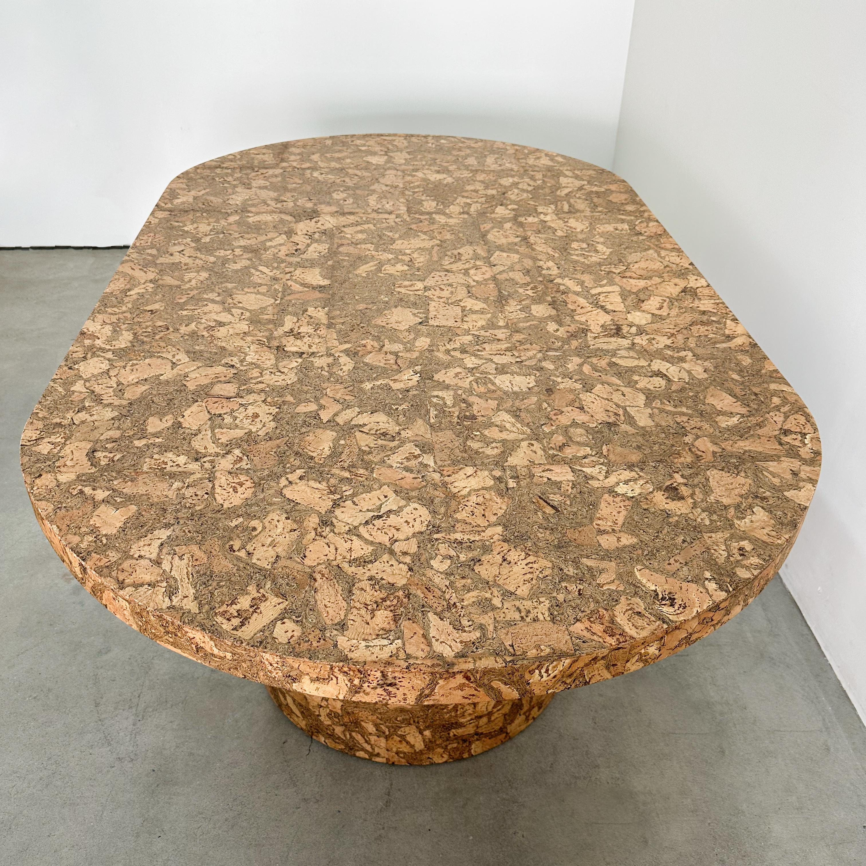 Vintage Mid-Century Modern Oval Cork Dining Table, 1970s For Sale at ...