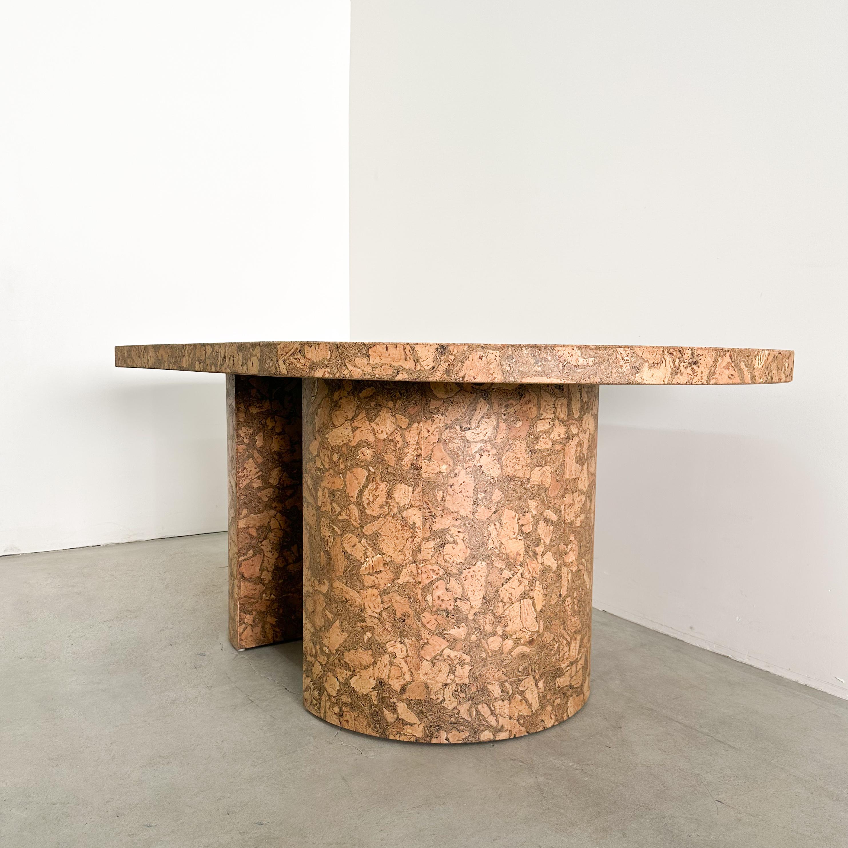 Vintage Mid-Century Modern Oval Cork Dining Table, 1970s For Sale at ...