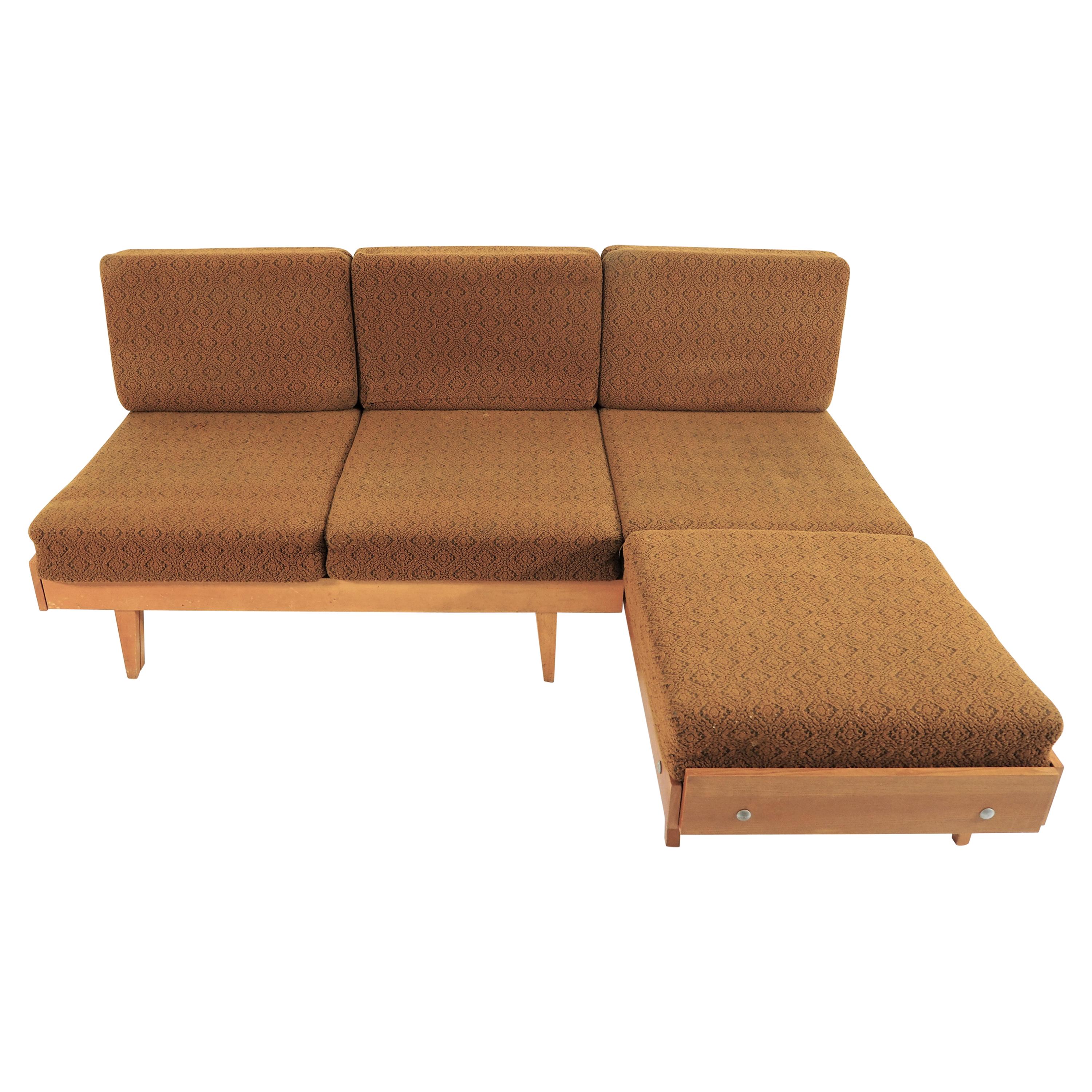 Vintage Corner Sofa, circa 1970s at 1stDibs