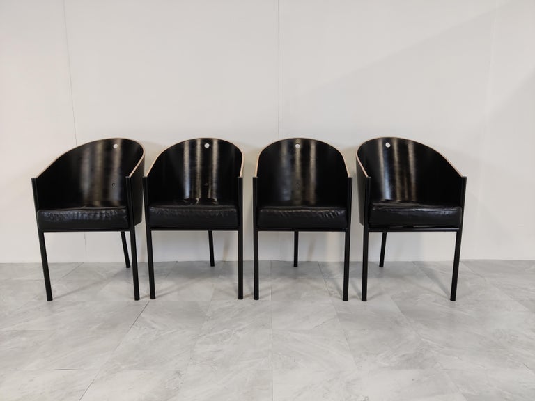Vintage Costes Chairs by Philippe Starck for Aleph, Set of 4 at 1stDibs