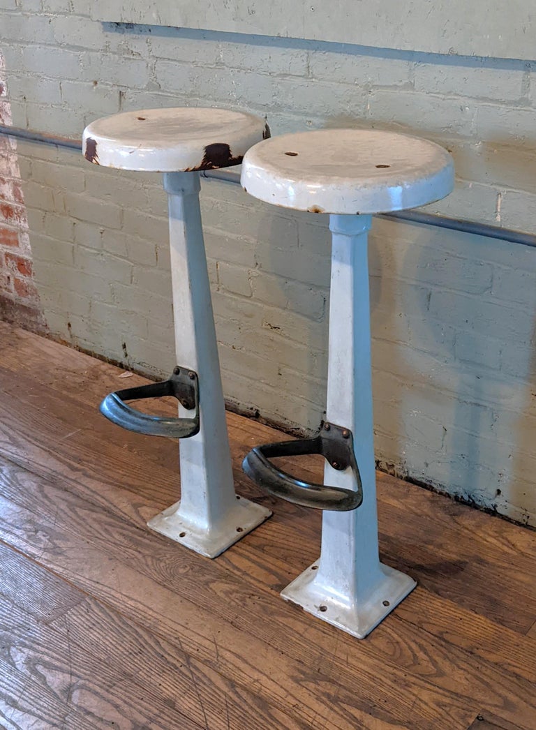 Vintage Counter Stools at 1stDibs