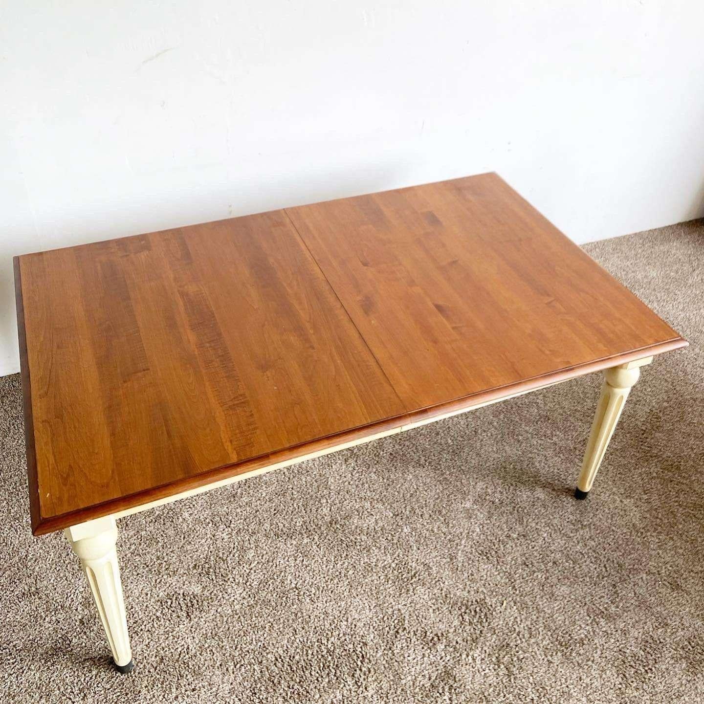 Vintage Country Crossings Dining Table by Ethan Allen For Sale at ...
