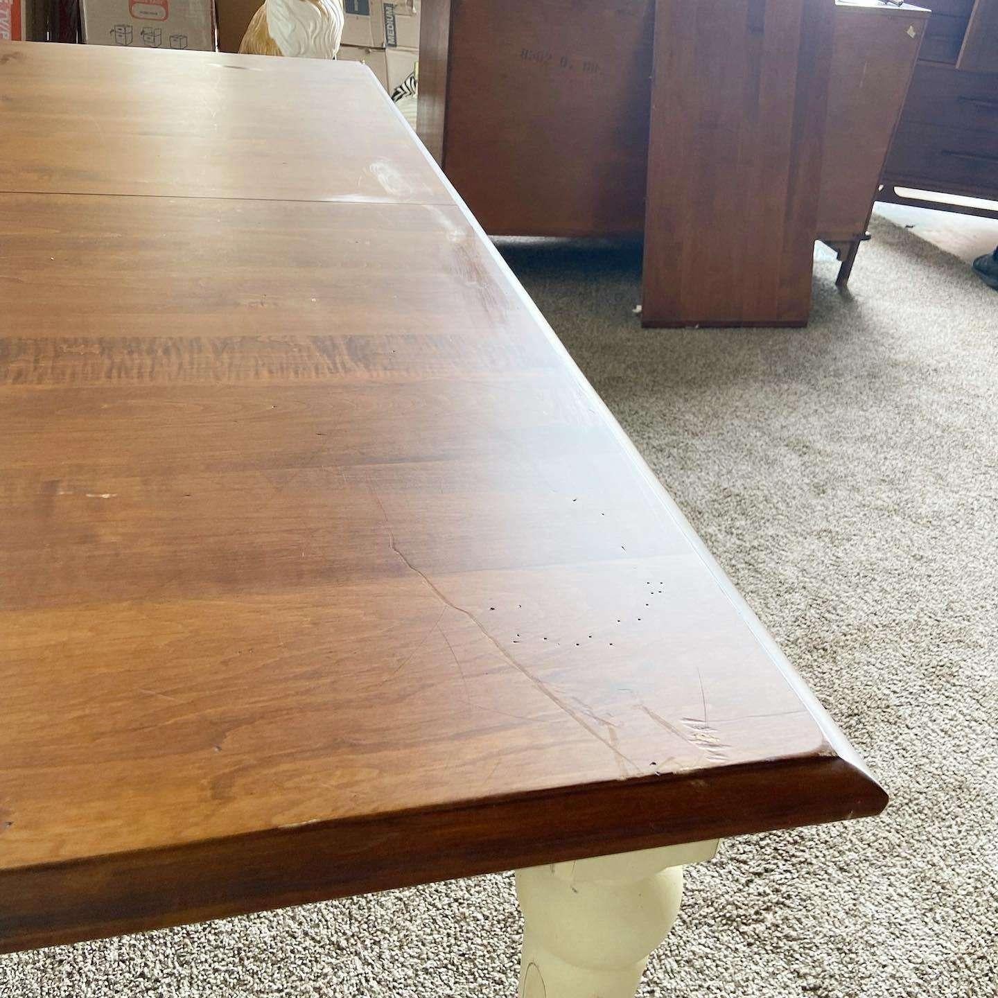 Vintage Country Crossings Dining Table by Ethan Allen For Sale at ...