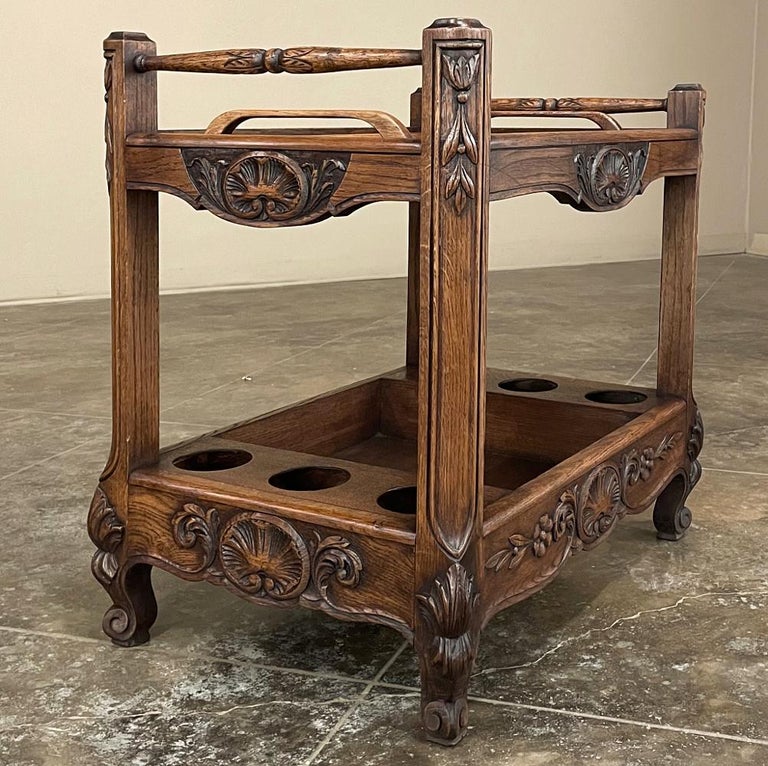 Vintage Country French Bar Cart For Sale at 1stDibs