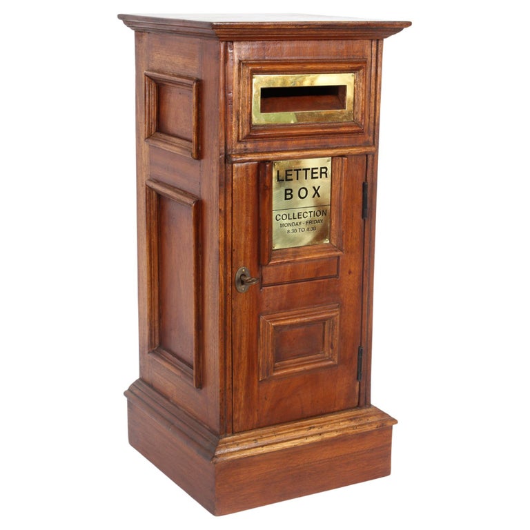 Vintage Country House Pillar Post Letter Box Cabinet 20th Century at ...