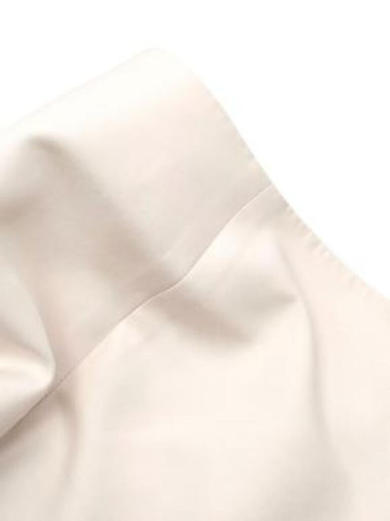 Vintage Cream Cotton Structured Short Jacket For Sale at 1stDibs