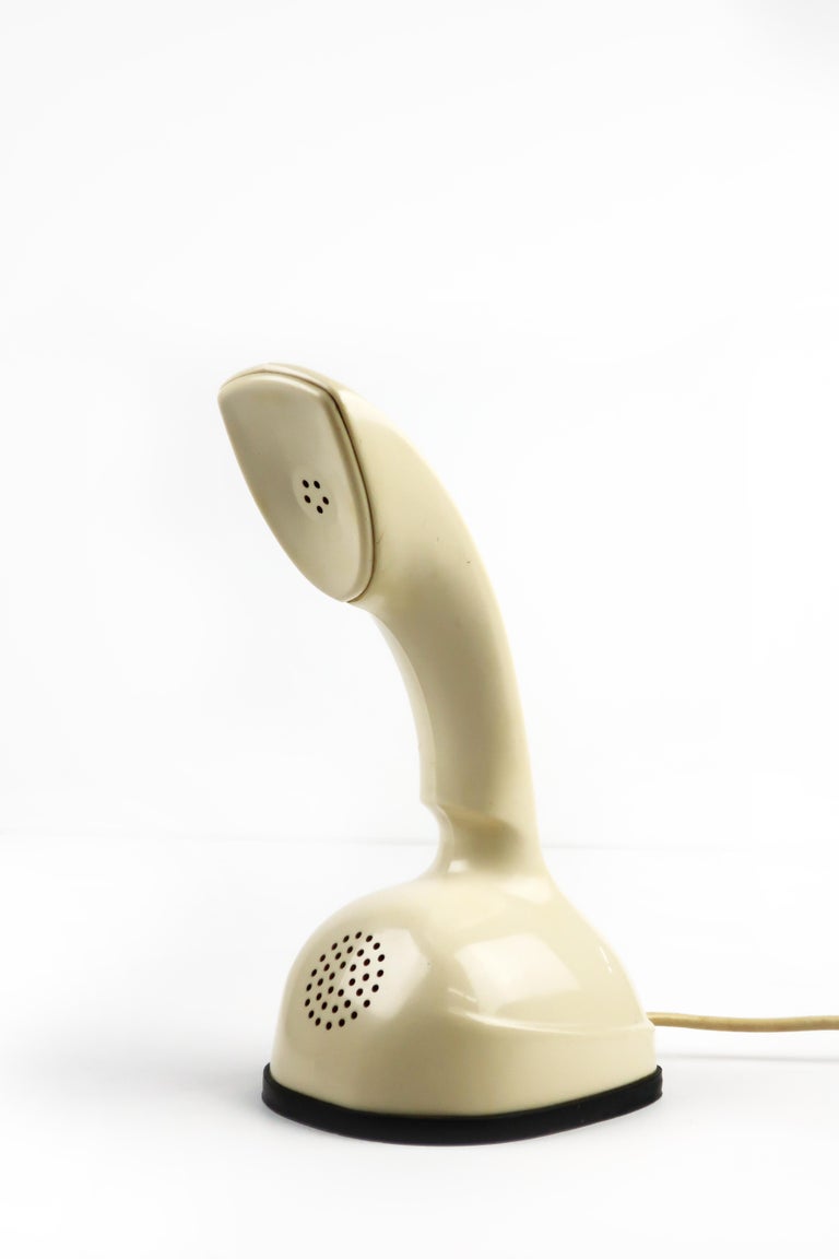 Vintage Cream Ericsson Ericofon Cobra Phone at 1stDibs