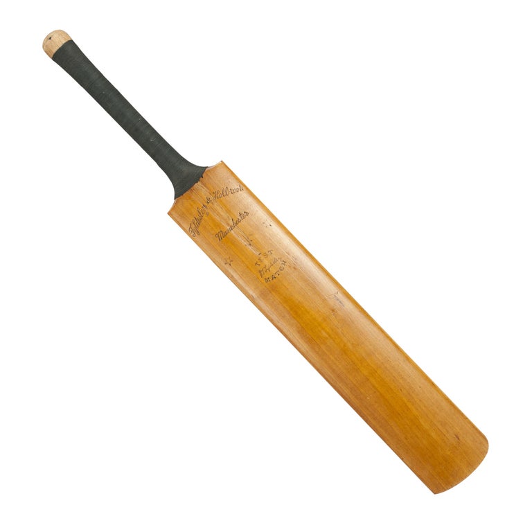 Vintage Cricket Bat Signed by 1939 West Indies v England Cricket Teams ...
