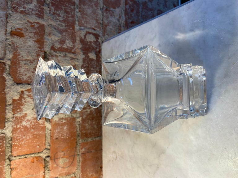 Vintage Crystal Italian Bottle 1950s For Sale at 1stDibs