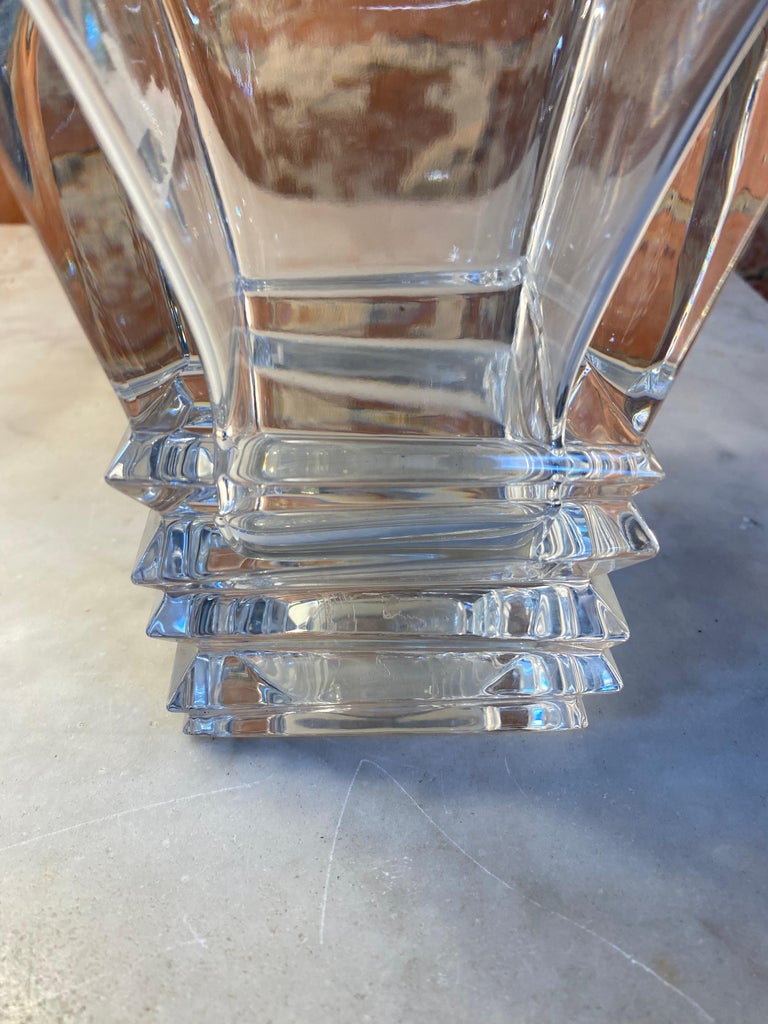 Vintage Crystal Italian Bottle 1950s For Sale at 1stDibs