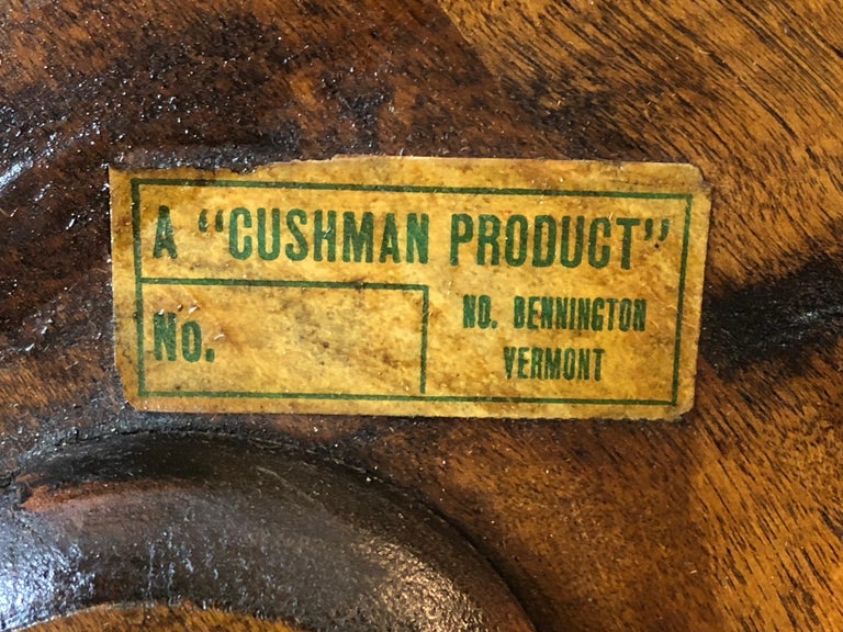 Vintage Cushman of Vermont Maple Wood Small Side Table For Sale at 1stDibs