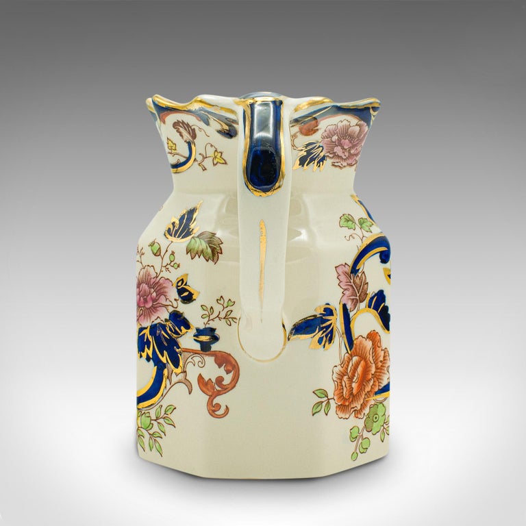 Vintage Custard Jug, English, Ceramic, Pouring, Serving, Pot, Late 20th ...