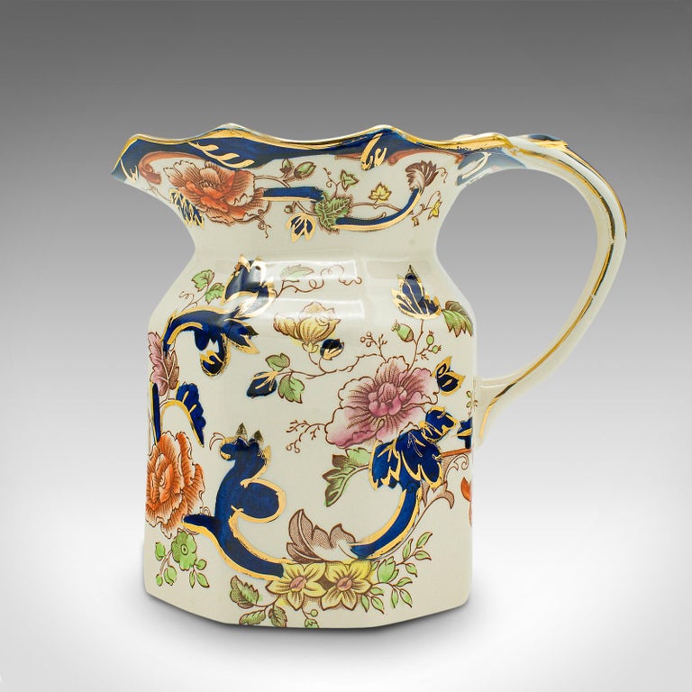 Vintage Custard Jug, English, Ceramic, Pouring, Serving, Pot, Late 20th ...